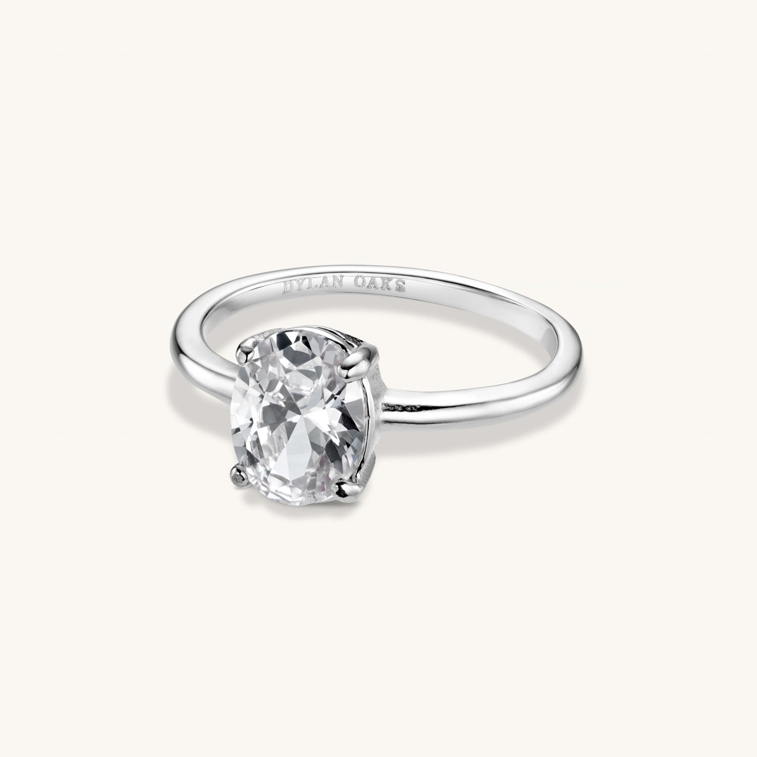 Classic Diamond Ring in Silver – Dylan Oaks