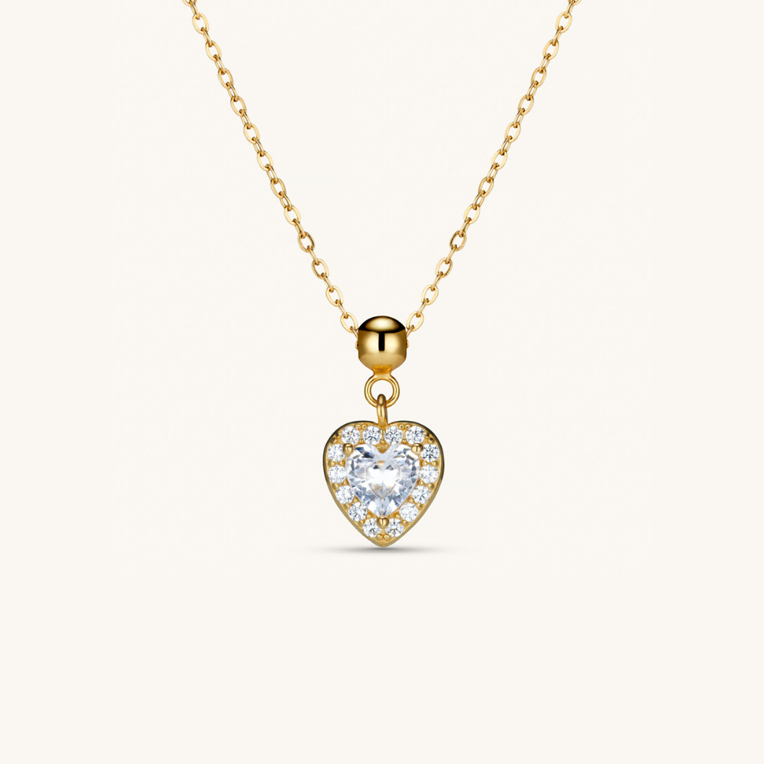 Amore Charm Necklace Gold – Dylan Oaks