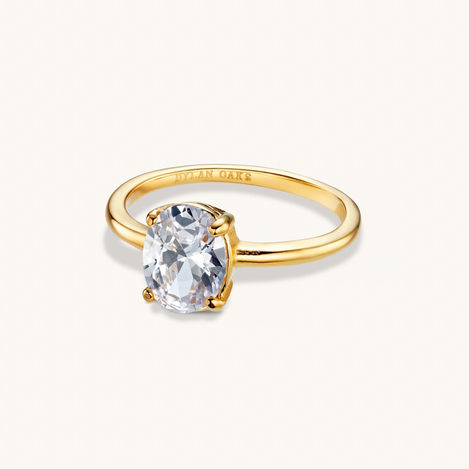 Classic Diamond Ring in Gold – Dylan Oaks
