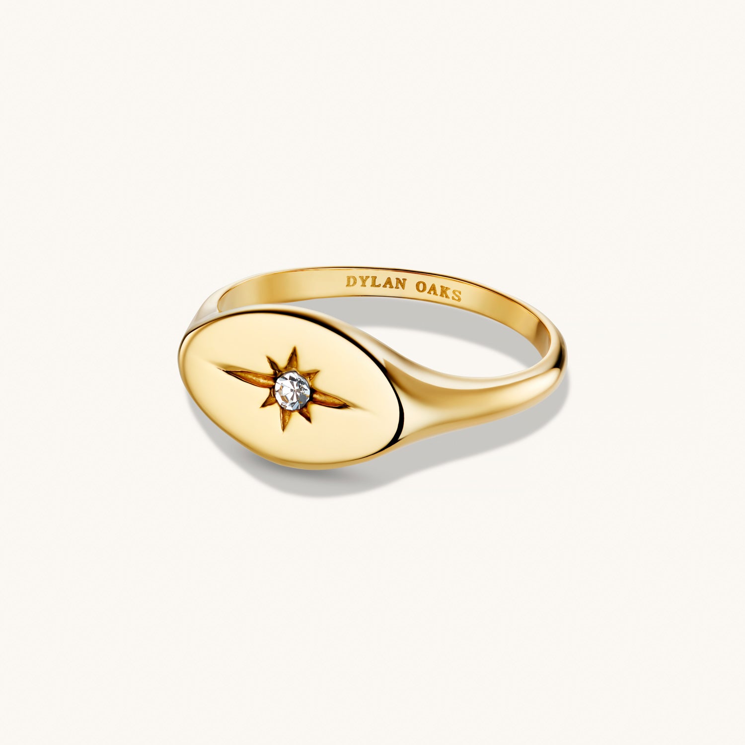 Eternity North Star Ring in Gold – Dylan Oaks