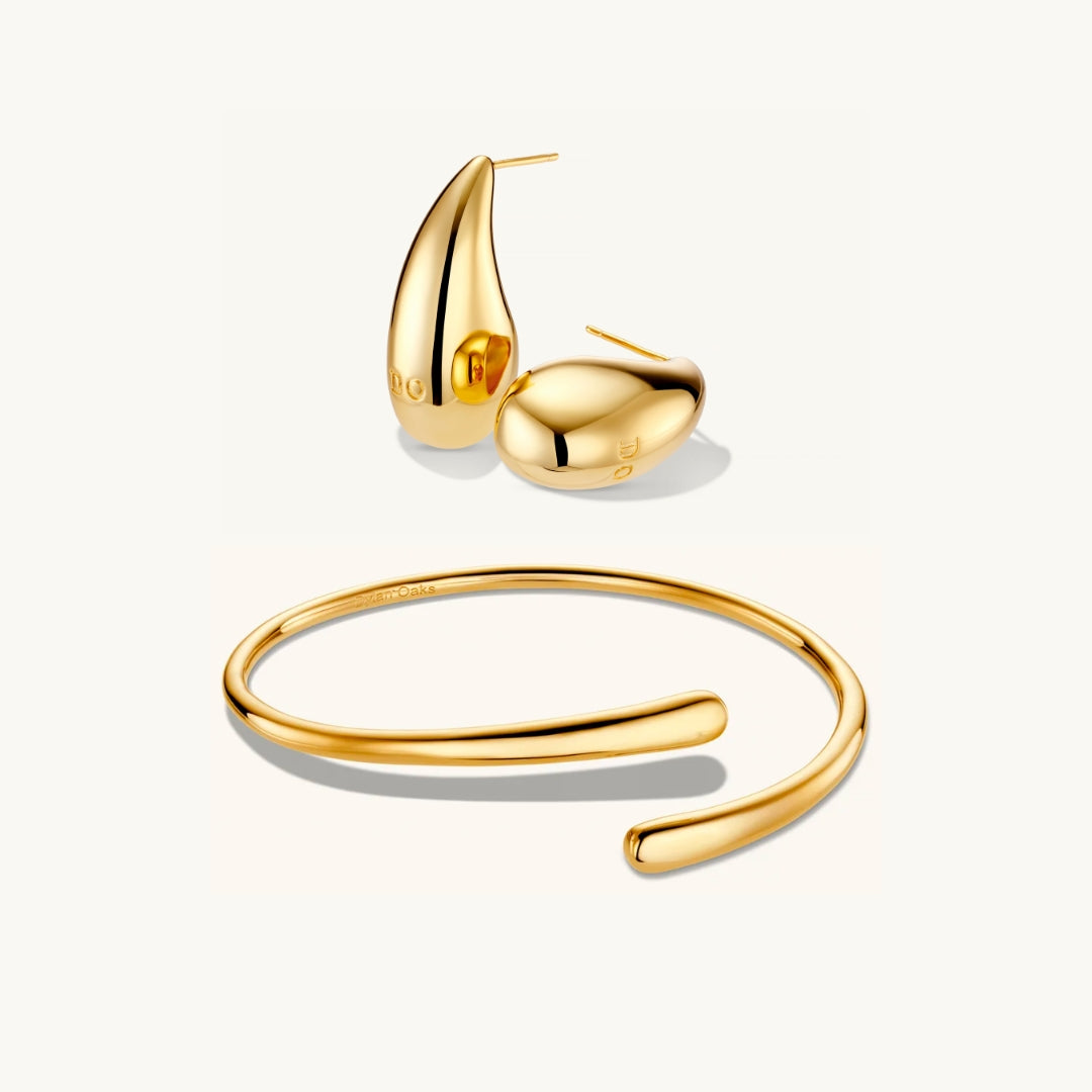 Dome Matching Set Large in Gold – Dylan Oaks