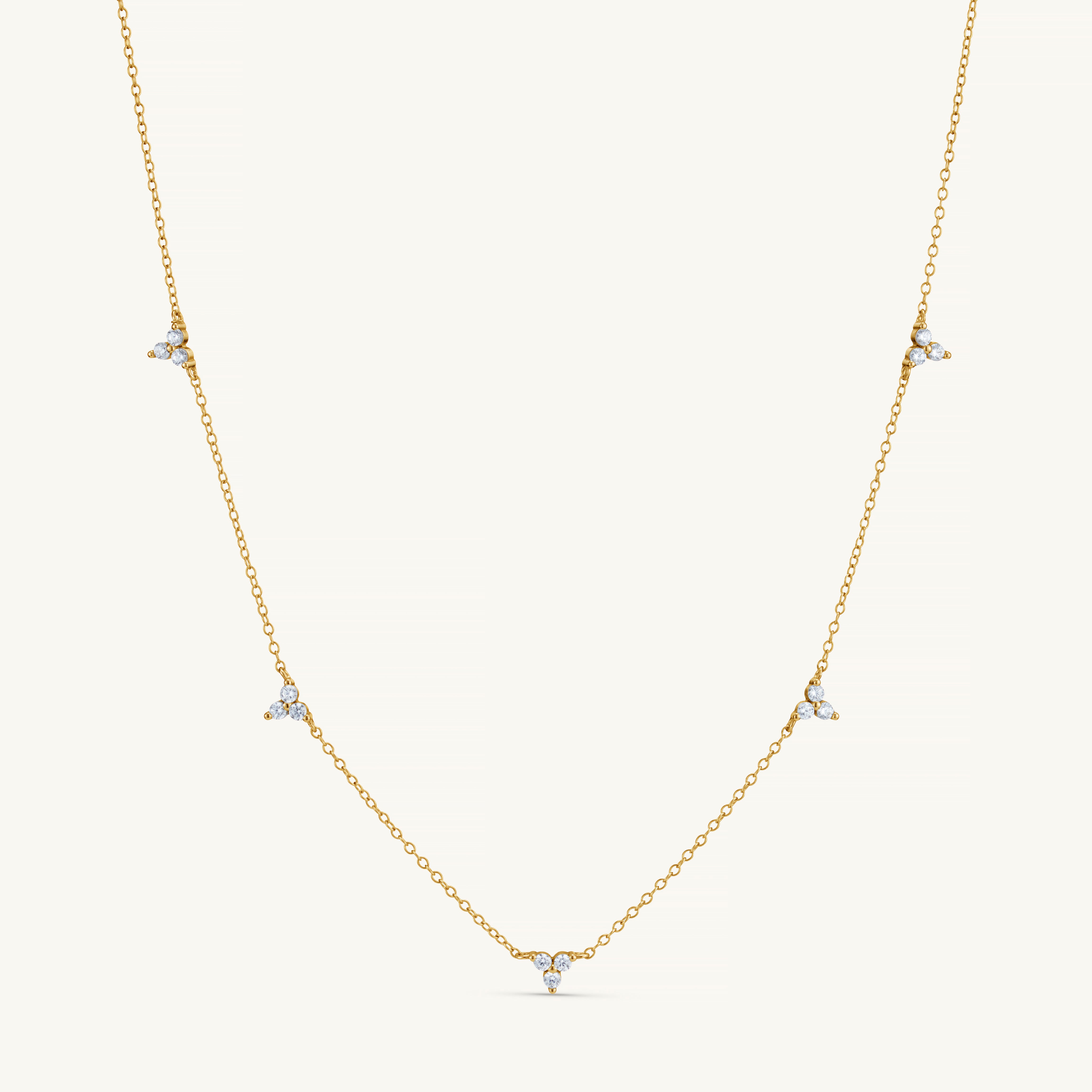 Trinity Infinity Necklace Gold – Dylan Oaks
